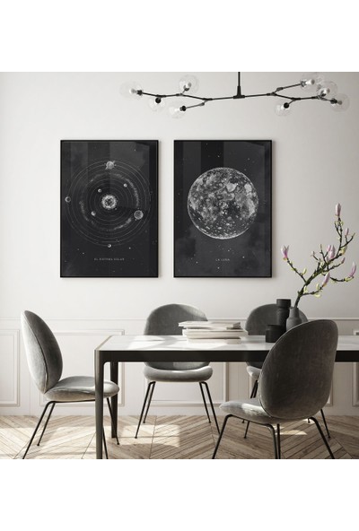 Hatıra Sepeti Hatırasepeti Modern Dekoratif Tablo Seti Çerçeveli