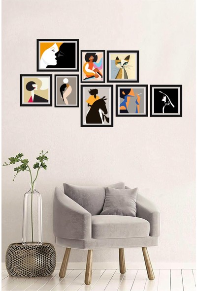 Hatıra Sepeti Hatırasepeti Modern Art Dekoratif Duvar Poster Baskı Seti