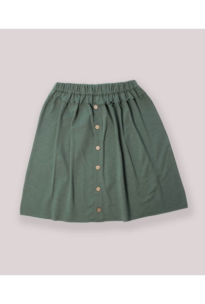 Cigit Süs Patlı Etek 2-9 Yaş Haki Yeşili