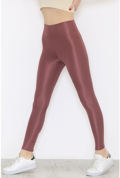 Modaymış Toparlayıcı Disko Tayt Gülkurusu - 2004.1169.