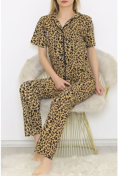 Modaymış Desenli Pijama Takımı Leopar - 9233.102.