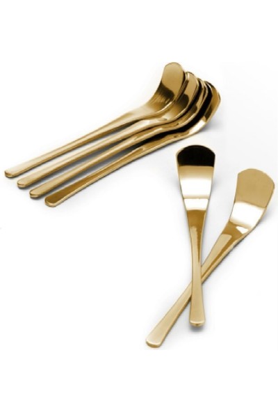 Koleksiyon İstanbul Çay Kaşığı 6'lı Set Parlak Altın