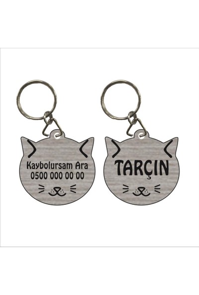 Hediye Postası Kedi Isim Künyesi Kedinize Özel Isimlik Model2 Hediye Postası Kedi Isim Künyesi Kedinize Özel Isimlik Model2