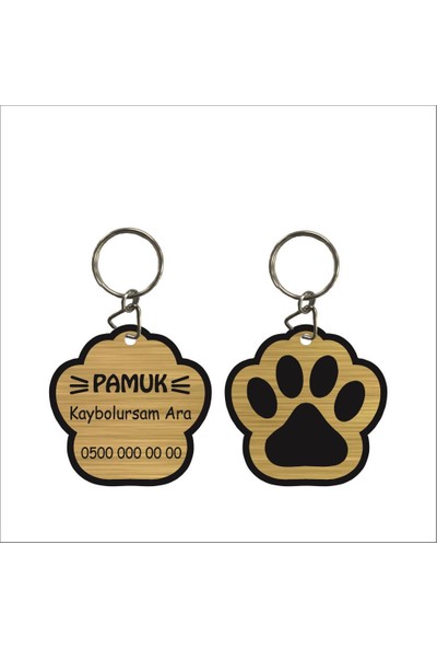 Hediye Postası Kedi Isim Künyesi Kedinize Özel Isimlik Model5 Hediye Postası Kedi Isim Künyesi Kedinize Özel Isimlik Model5