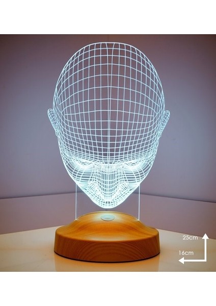 3 Boyutlu Adam LED Lamba Fiyatı, Taksit Seçenekleri ile Satın Al