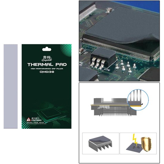 Charmant Silikon Termal Pad Grease Pad 13.8 W/mk Cpu Isı Fiyatı