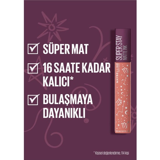 Maybelline New York Ruj Lıkıt Zodıac Ss Matte Ink 65 Fiyatı