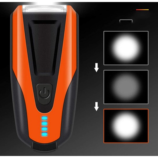 Chronus USB Şarj Bisiklet Işıkları 3 Mod 5 Ses Su Geçirmez Fiyatı