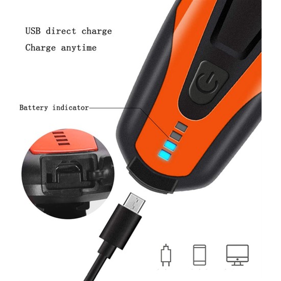 Chronus USB Şarj Bisiklet Işıkları 3 Mod 5 Ses Su Geçirmez Fiyatı