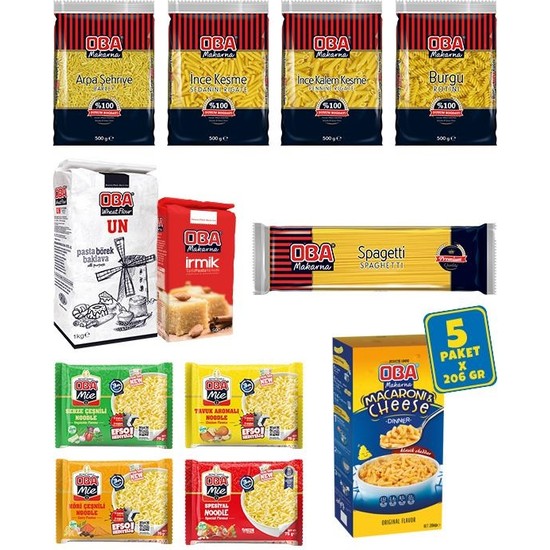 Oba 5’li Macaroni And Cheese (Mac & Cheese) + 11’li Karma Fiyatı