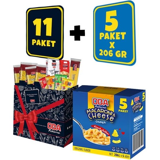 Oba 5’li Macaroni And Cheese (Mac & Cheese) + 11’li Karma Fiyatı