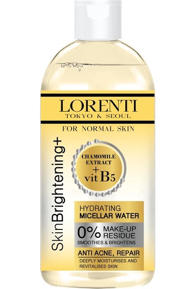 Lorenti Papatya Özlü Micellar Makyaj Suyu 400 ml Lorenti Papatya Özlü Micellar Makyaj Suyu 400 ml