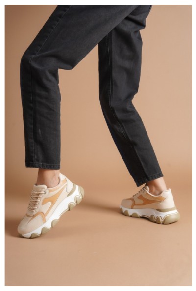 Flet Kadın Spor ve Günlük Yürüyüşe Uygun Ayakkabı