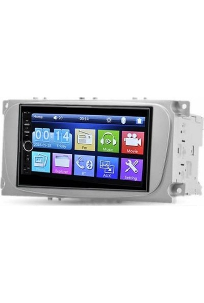Maitech Ford Focus 2 Mondeo Connect Uyumlu 7inç Dokunmatik Multimedya Double Din Oto Teyp Bt USB Sd Aux Maitech Ford Focus 2 Mondeo Connect Uyumlu 7inç Dokunmatik Multimedya Double Din Oto Teyp Bt USB Sd Aux