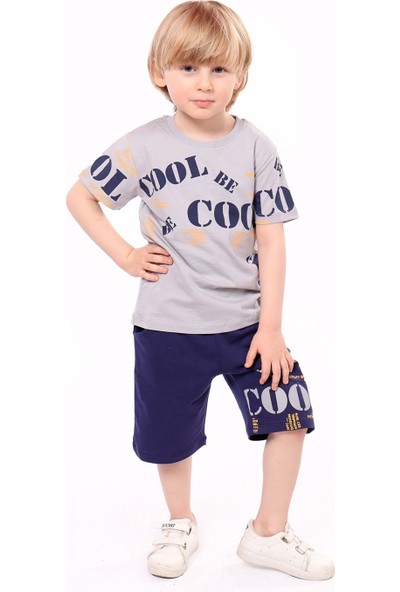 Toontoy Kids Toontoy Erkek Çocuk Baskılı Şortlu Takım