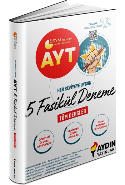 Aydın Yayınları AYT 5 Fasikül Deneme
