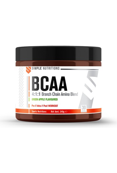 Simple Nutritions Bcaa 4:1:1 Mango Aromalı 240 Gr (30 Servis)