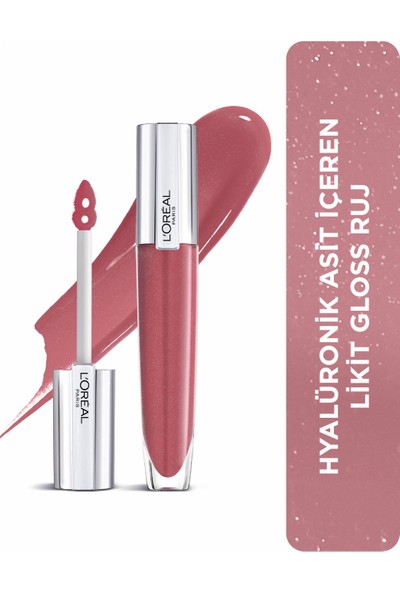 L'oréal Paris Brilliant Signature Plump In Gloss Ruj 404 I Insert L'oréal Paris Brilliant Signature Plump In Gloss Ruj 404 I Insert