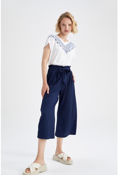 DeFacto Esnek Belli Geniş Paça KAPRI Y1876AZ22SM