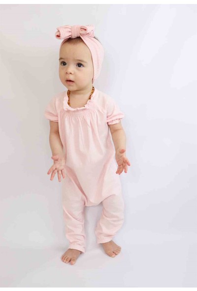 Cigit Yakası Gipeli Tulum 0-4 Yaş Pudra Cigit Yakası Gipeli Tulum 0-4 Yaş Pudra