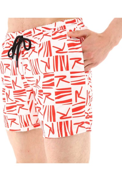 Raru Deniz Şortu Lınea Kırmızı
