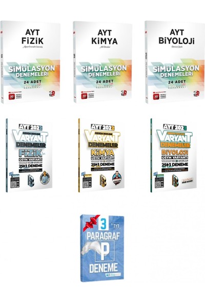 3D ve Benim Hocam Ayt Sayısal Deneme Seti