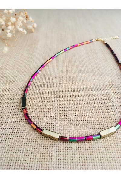 Işıltılı Hematit Kolye