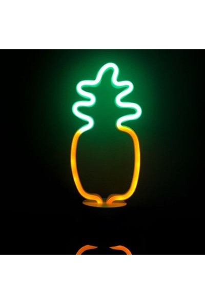 Gurme Sepeti Neon Işıklı Ananas Masa Gece Lambası Gurme Sepeti Neon Işıklı Ananas Masa Gece Lambası