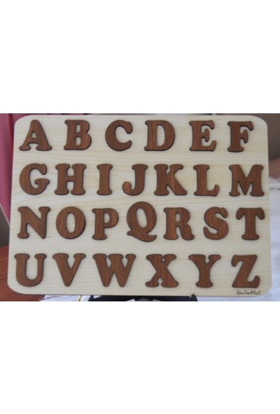 Ahşap Alfabe Puzzle Eğitici Oyuncak Ahşap Alfabe Puzzle Eğitici Oyuncak