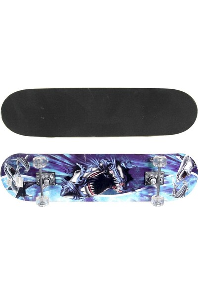 Ant Sports Siyah Kaymaz Taban Altı Desenli Kaykay 78 cm