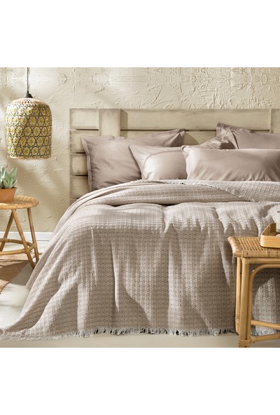Yataş Bedding Marita Tek Kişilik Pike - Bej