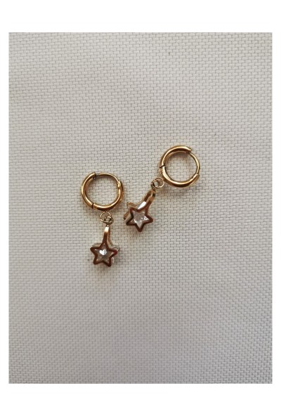 IVY Store Yıldızlı Küpe Gold