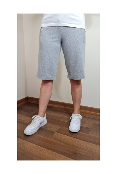 Anger Kadın Yüksek Bel Pamuklu Fermuarlı Uzun Şort