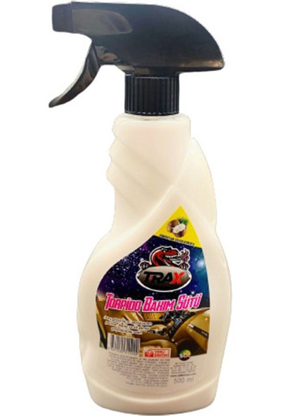 Trax Araba Oto Torpido Bakım Sütü Koruyucu Temizleyici Parlatıcı 500ML Trax Araba Oto Torpido Bakım Sütü Koruyucu Temizleyici Parlatıcı 500ML