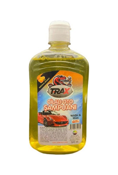 Trax Portakallı Süper Kalite Cilalı Araba Oto Şampuanı Etkili Temizlik 500 ml Trax Portakallı Süper Kalite Cilalı Araba Oto Şampuanı Etkili Temizlik 500 ml