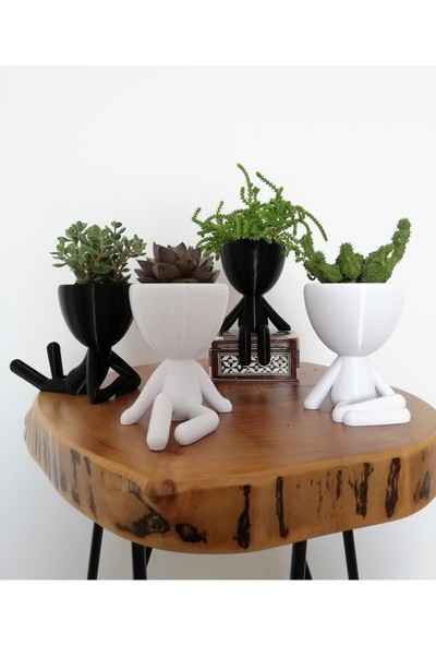 Asmeyal İnsansı Saksı 4'lü