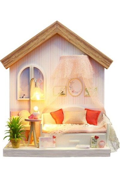 Customsproducts Kendin Yap Çocuk Minyatür Ahşap Oyuncak Ev-Yapı Seti Customsproducts Kendin Yap Çocuk Minyatür Ahşap Oyuncak Ev-Yapı Seti