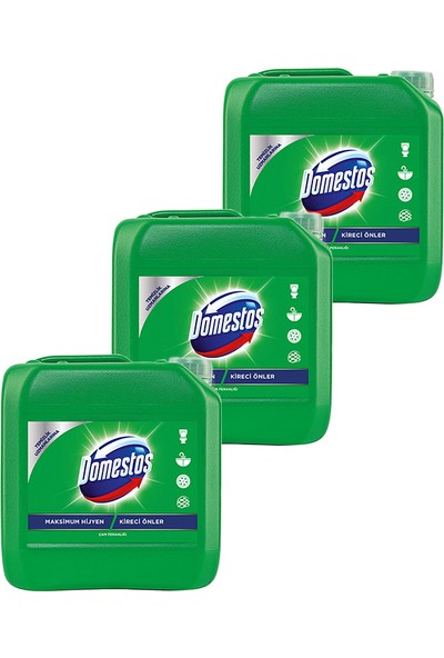 Domestos Çamaşır Suyu Çam Ferahlığı 3 x 3,24 lt Domestos Çamaşır Suyu Çam Ferahlığı 3 x 3,24 lt