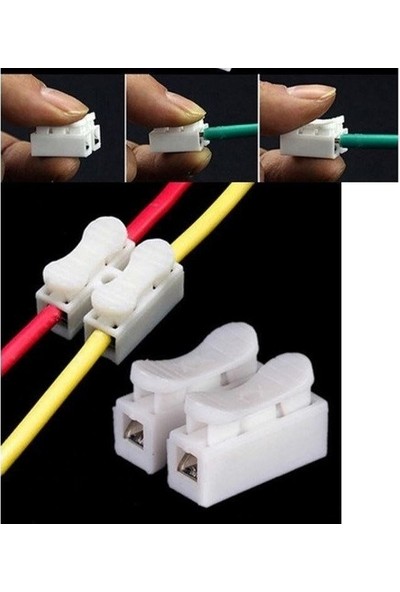 Digielektro Vidasız Klemens Basmalı Tip 2 Li Digielektro Vidasız Klemens Basmalı Tip 2 Li