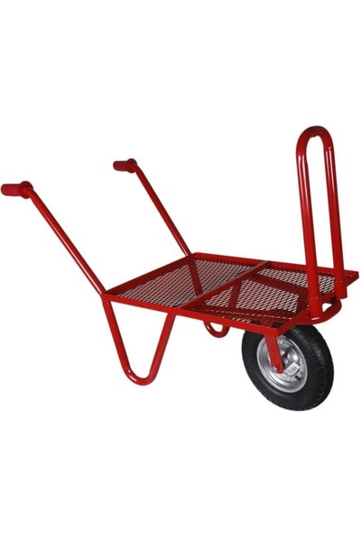 Hangar Sera Yük Taşıma El Arabası Izgaralı Havalı Teker