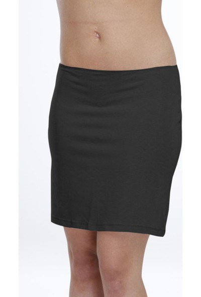 Malabadi Kadın Geniş Kesim Jupon 196 | Siyah