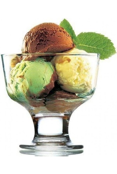 Cam Dünyası Dondurmalık ve Tatlı Servis Bardağı Ayaklı- 285CC 6 ADET-DES55 Cam Dünyası Dondurmalık ve Tatlı Servis Bardağı Ayaklı- 285CC 6 ADET-DES55