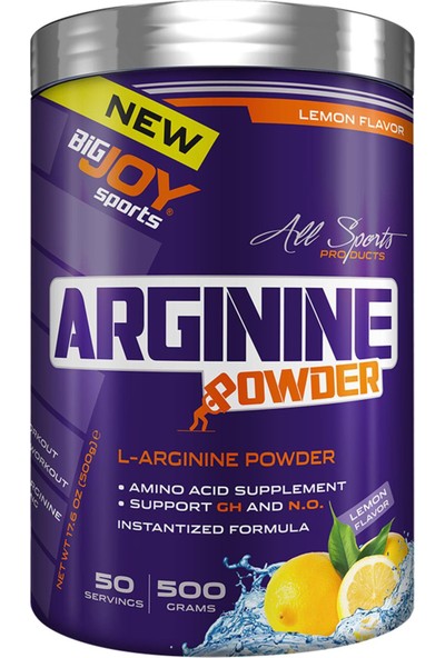 Bigjoy Sports Arginine Powder 500 Gram 50 Servis Limonlu Arjinin Bigjoy Sports Arginine Powder 500 Gram 50 Servis Limonlu Arjinin