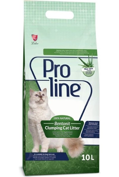 Pro Line 10 Lt Ince Taneli Aloe Vera Özlü Kedi Kumu