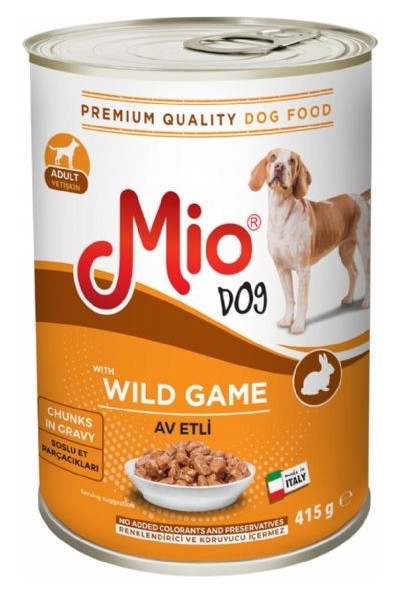 Mio 415 gr Av Etli Yetişkin Yaş Köpek Maması Premium Quality Mio 415 gr Av Etli Yetişkin Yaş Köpek Maması Premium Quality