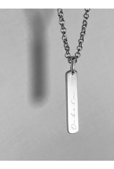 Isimli Layers 925 Ayar Gümüş Kolye