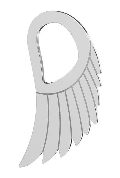 Melek Kanadı 2 925 Ayar Gümüş Kolye