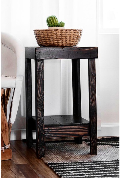 Alyones Ahşap Yan Sehpa, Küçük Başucu Sehpası