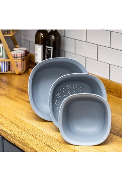 Kadınsa Home 3 Lü Set Ultra Form Kase ve Süzgeç
