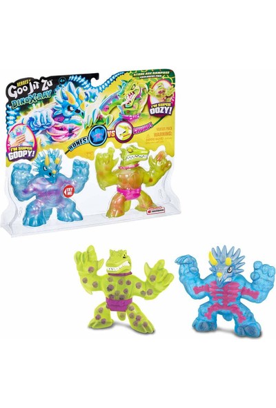 Giochi Preziosi Goojıtzu Dino X-Ray Ikili Paket - Tritops Vs Shredz Giochi Preziosi Goojıtzu Dino X-Ray Ikili Paket - Tritops Vs Shredz